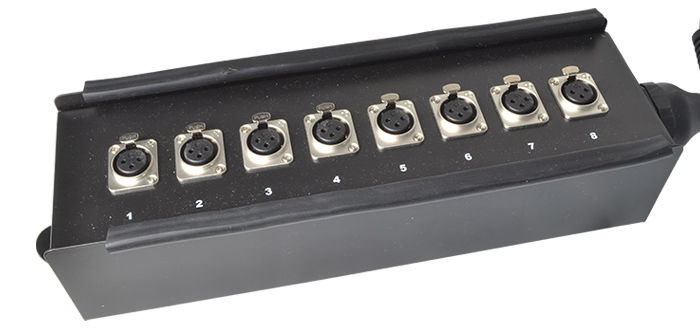 8 Input Stage Box Snake With Metal Connectors Ident INPUTS Only 10m ...