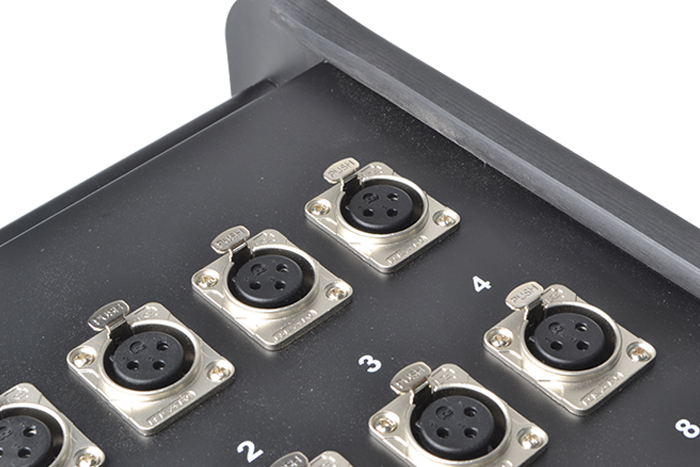 12 Input Stage Box Snake INPUTS Only Coded Flying Male XLRs 10m Lead ...