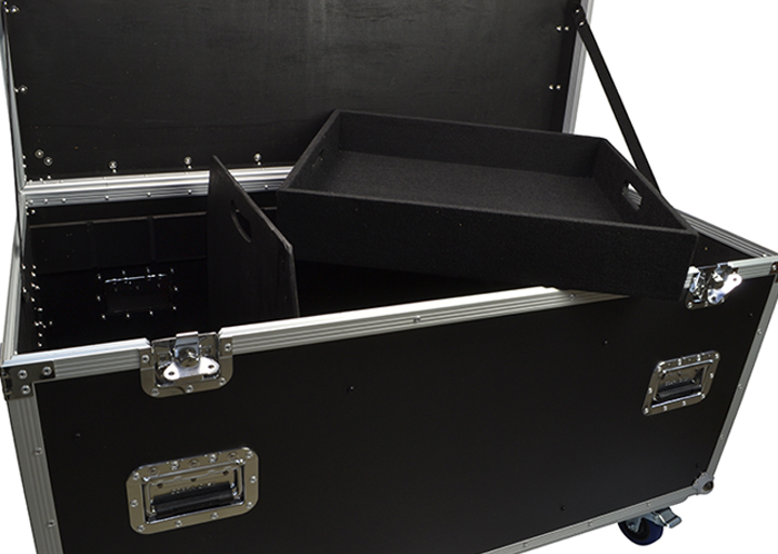 Large Universal Flight Case with Wheels 1220x640x625mm - Flight Cases