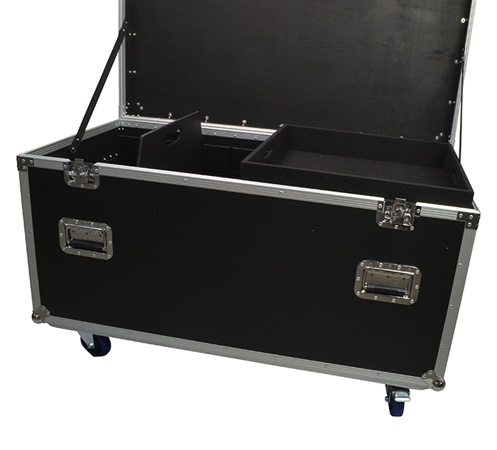 Large Universal Flight Case with Wheels 1220x640x625mm - Flight Cases