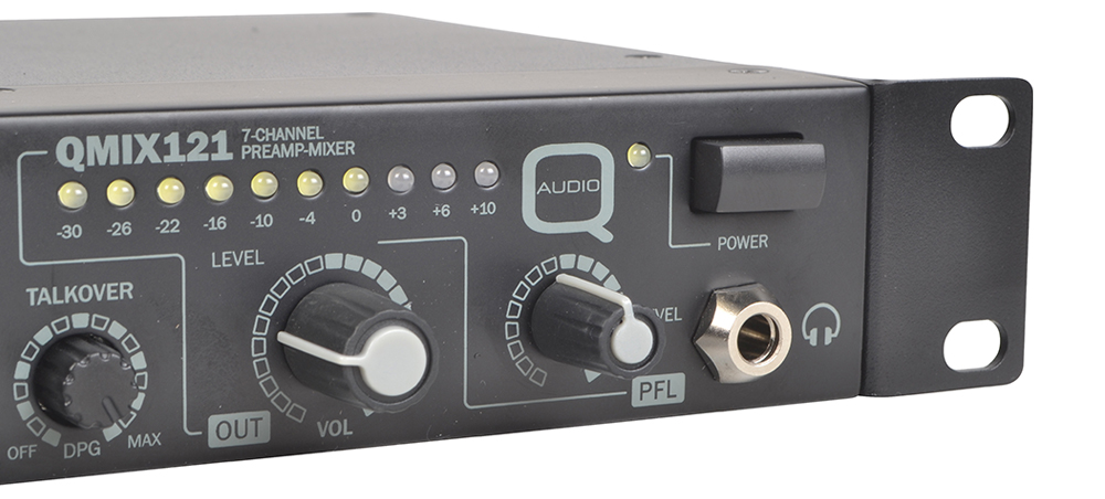 7 Channel Microphone/Line Mixer 1U - Installation Mixers