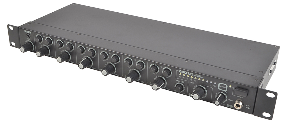 7 Channel Microphone/Line Mixer 1U - Installation Mixers