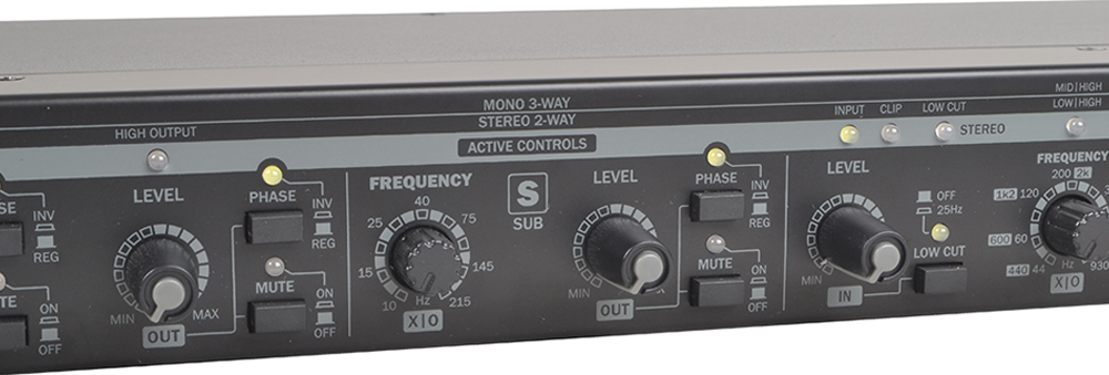 Electronic Crossover Stereo 2Way/Mono 3Way Active - Electronic Crossovers