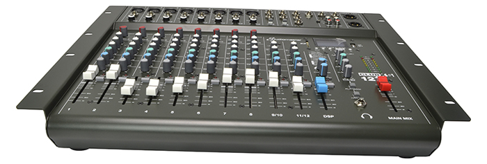 12 Channel PA Mixer with Effects Bluetooth - Mixing Desks