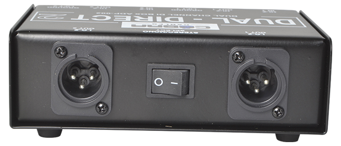 Dual Passive DI Box HI/Lo Z Out Lo Z in XLR 63mm Jack Gnd Lift - DI ...