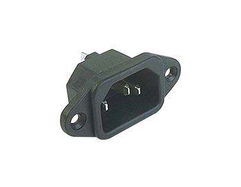 IEC Male Panel Mount Socket - Power Connectors