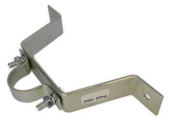 Pipe To Wall Bracket 100mm - Clamps and Accessories