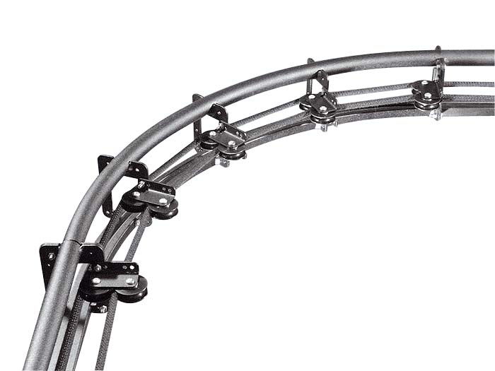 Doughty Double Guide Pulley - Stage Curtain Track