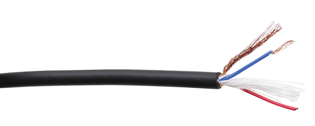 2 Core Oxygen Free Screened Microphone Cable 100m - Audio Cable
