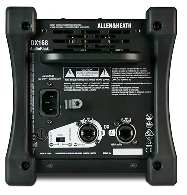 Allen Heath DX168 Audio Rack for dLive S/C Class SQ QU or Avantis ...