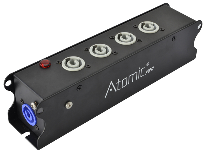 PowerCon In and 4 PowerCons Out Power Distribution - Power Distribution