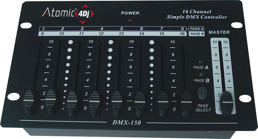 DMX Controller 16 Channels by Atomic - DMX Lighting Controllers