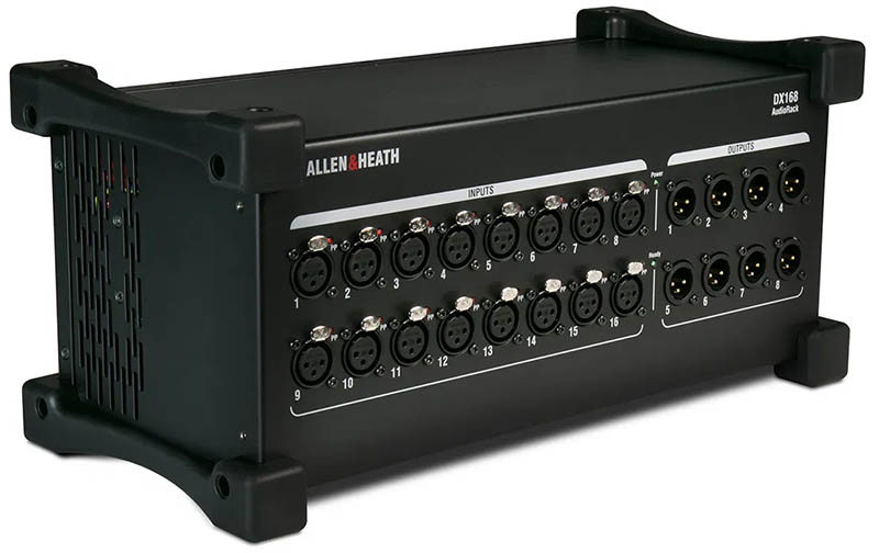 Allen Heath DX168 Audio Rack for dLive S/C Class SQ QU or Avantis Systems - Digital Mixers