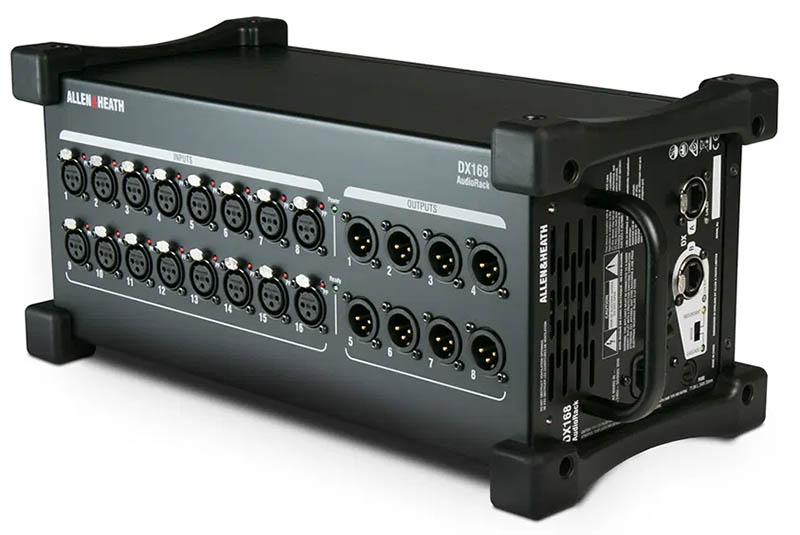 Allen Heath DX168 Audio Rack for dLive S/C Class SQ QU or Avantis Systems - Digital Mixers