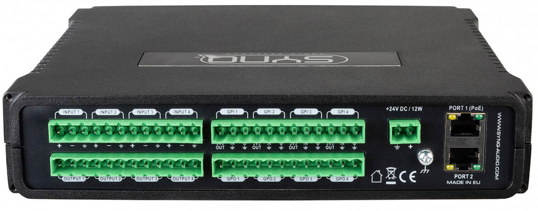 DANTE DBI44 Network Audio Bridge 4 Inputs/Outputs GPIO Ports Install ...