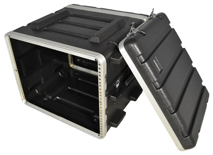 8U Flight Case Impact Resistant Plastic - Flightcases